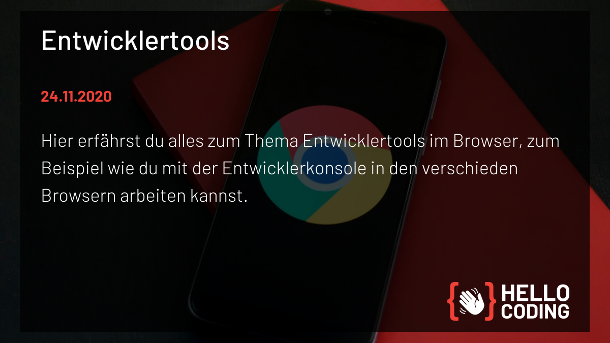 Entwicklertools | HelloCoding