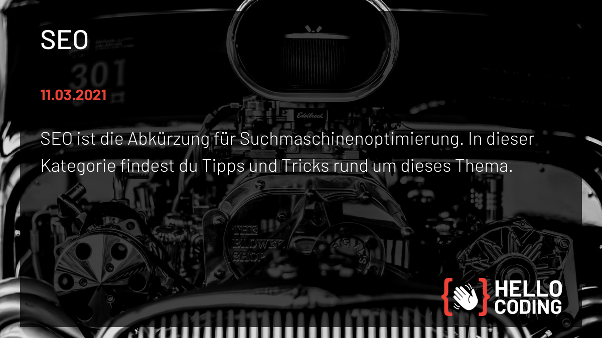 SEO | HelloCoding