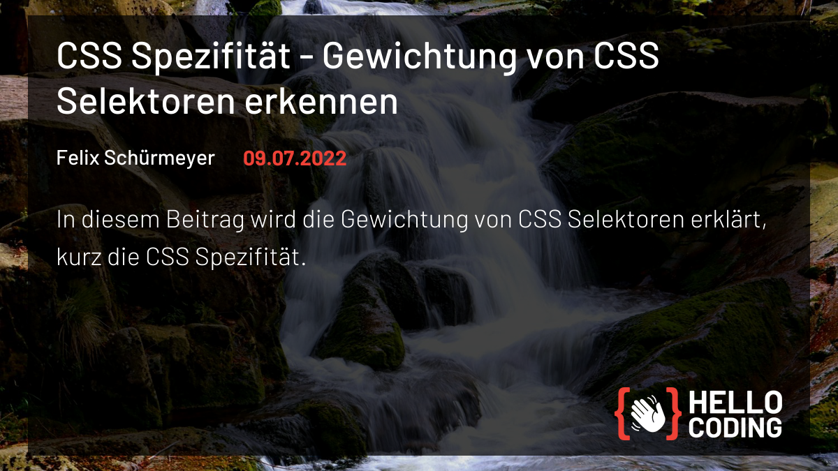 CSS Spezifität - Gewichtung von CSS Selektoren erkennen | HelloCoding
