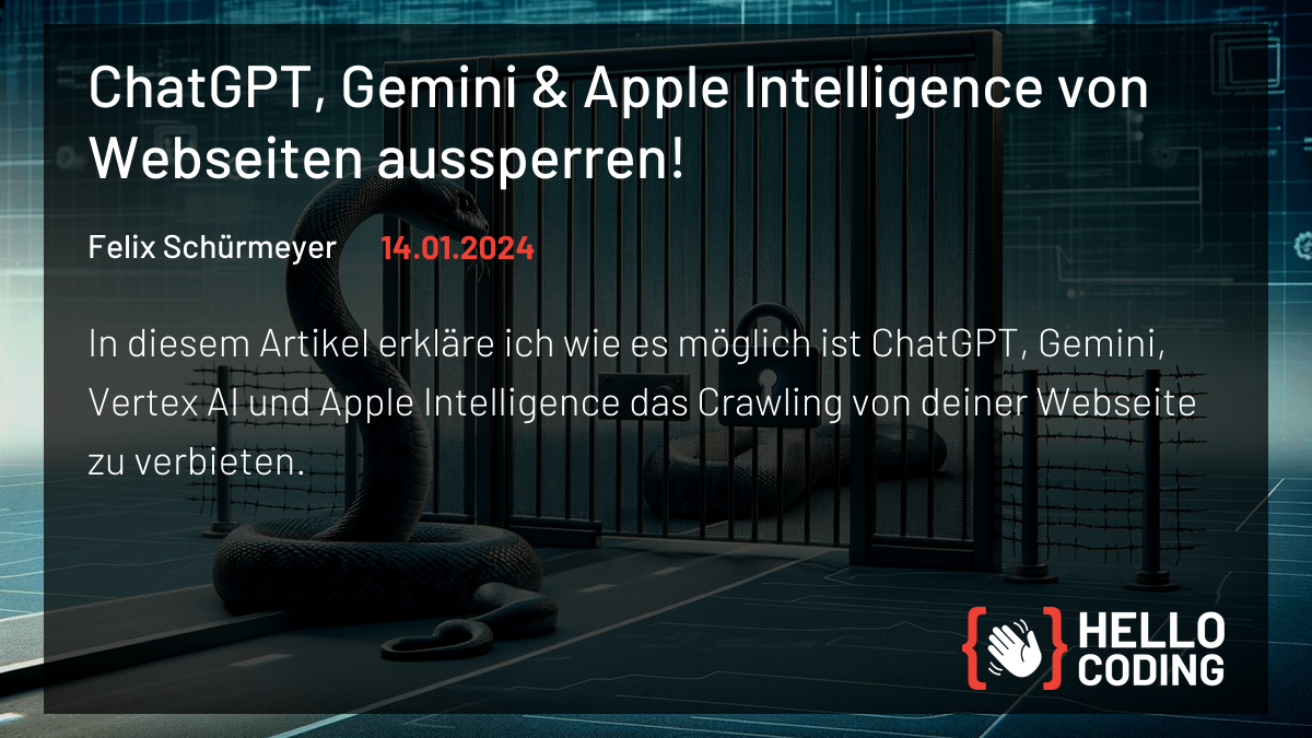ChatGPT, Gemini & Apple Intelligence von Webseiten aussperren ...
